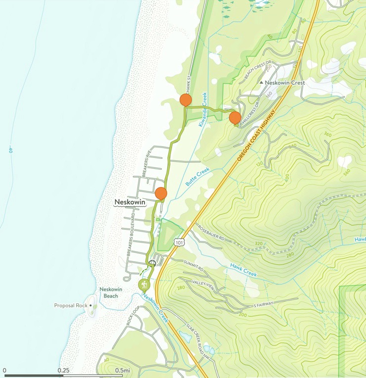 tsunamitrailmap – Neskowin Shores